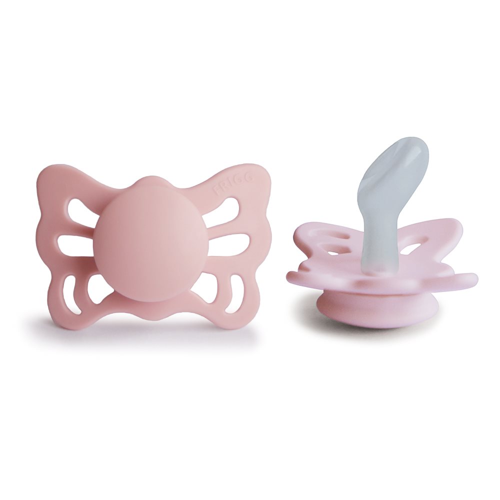 FRIGG Butterfly - Anatomical Silicone 2-pack Pacifiers - Cedar/Baby ...